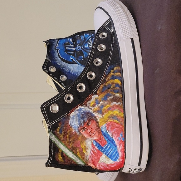 Converse | Shoes | Custom Star Wars Chucks | Poshmark